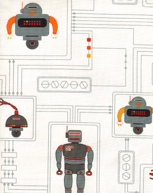 Home › Robot Fabric on white 1972