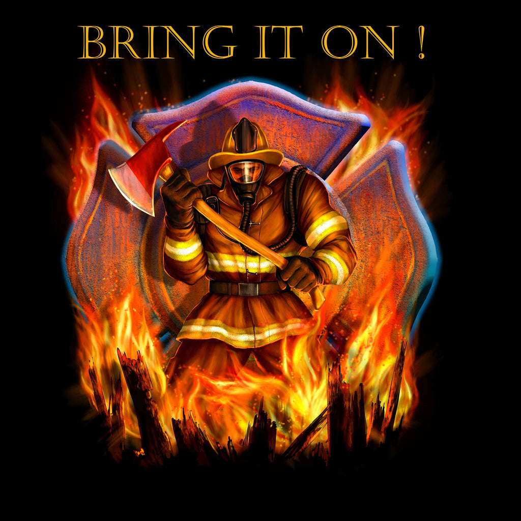 Home › Firefighter Fabric, Bring it on Fabric Panel 1605
