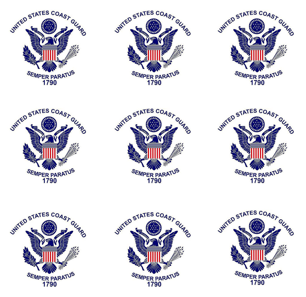 Home › Military Fabric, Coast Guard Fabric, Logo, Yardage, Cotton or ...