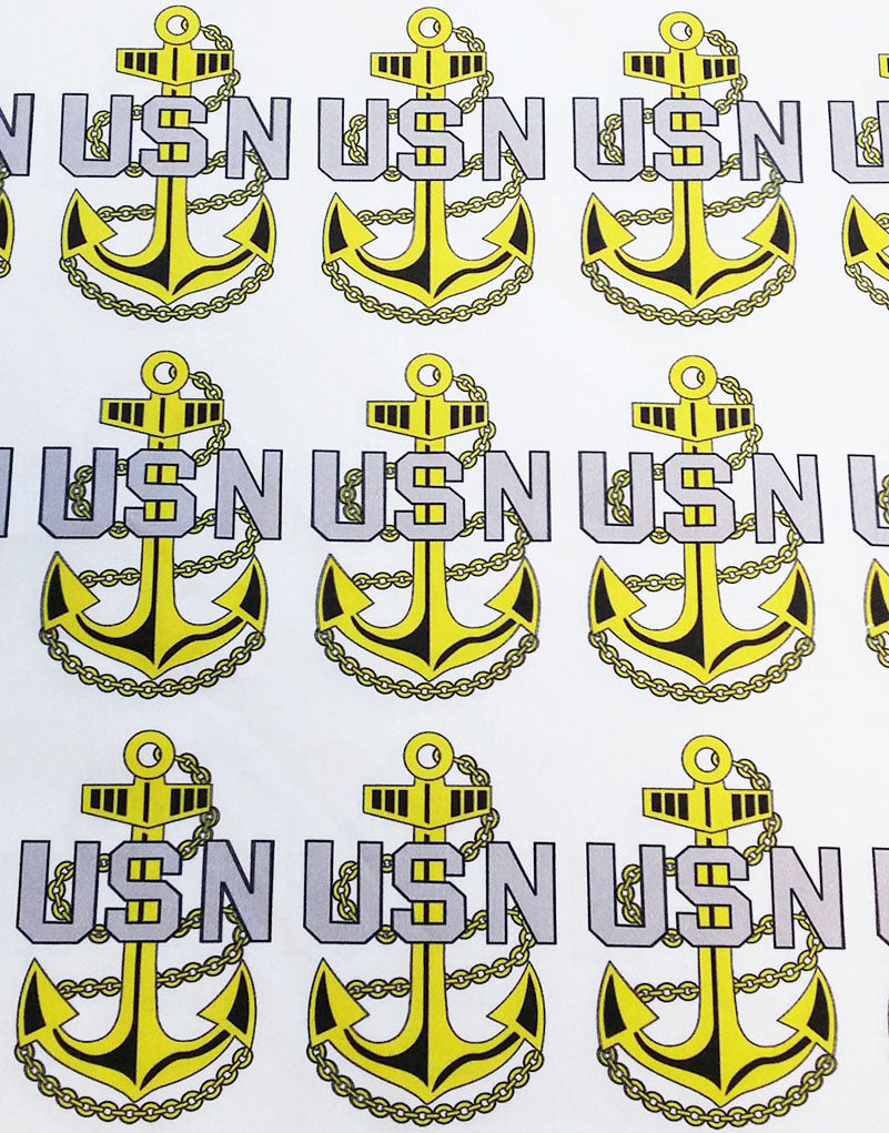 Home › Military Fabric, Navy Fabric, Logo, Yardage, Cotton or Fleece 5410